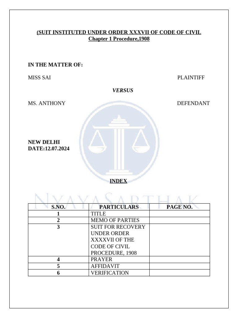 Nyayasarthak Task 2 | PDF