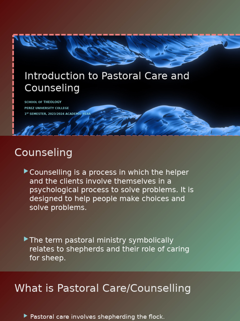 Pastoral Care Slide (Final) | PDF