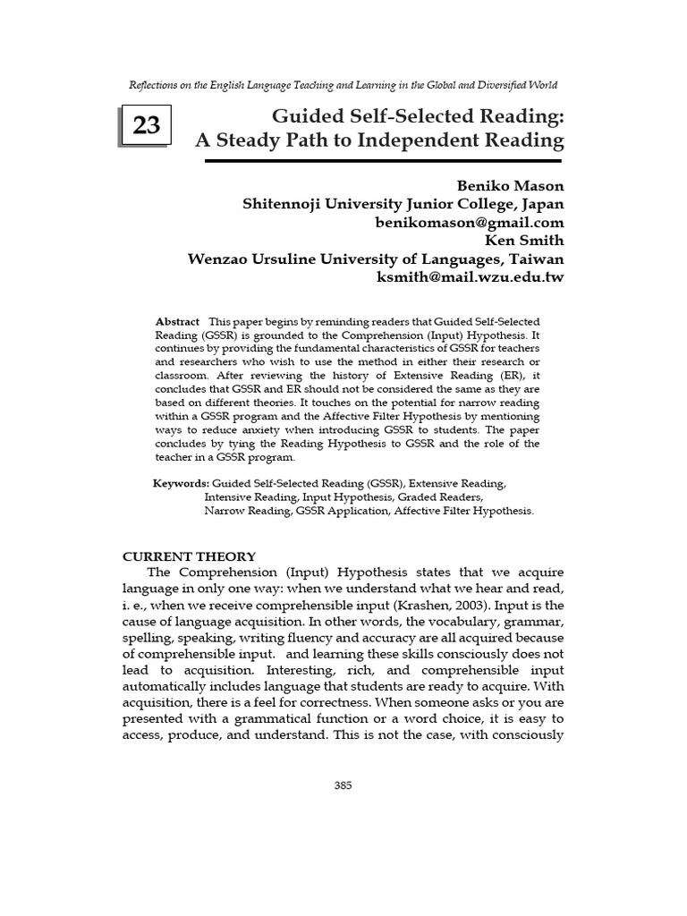 2021 Steady Path To Independent Reading | PDF | Language Acquisition | Reading Comprehension