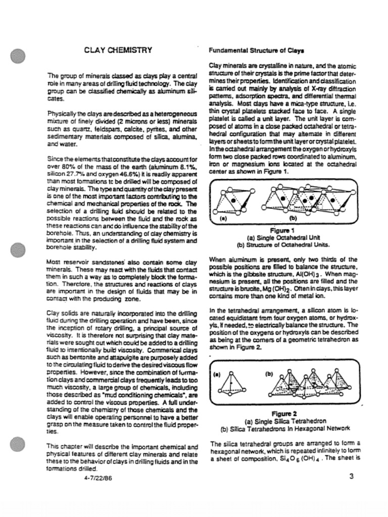 Clay Chemistry | PDF
