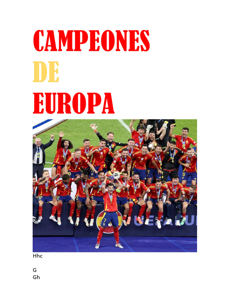 CAMPEONES | PDF