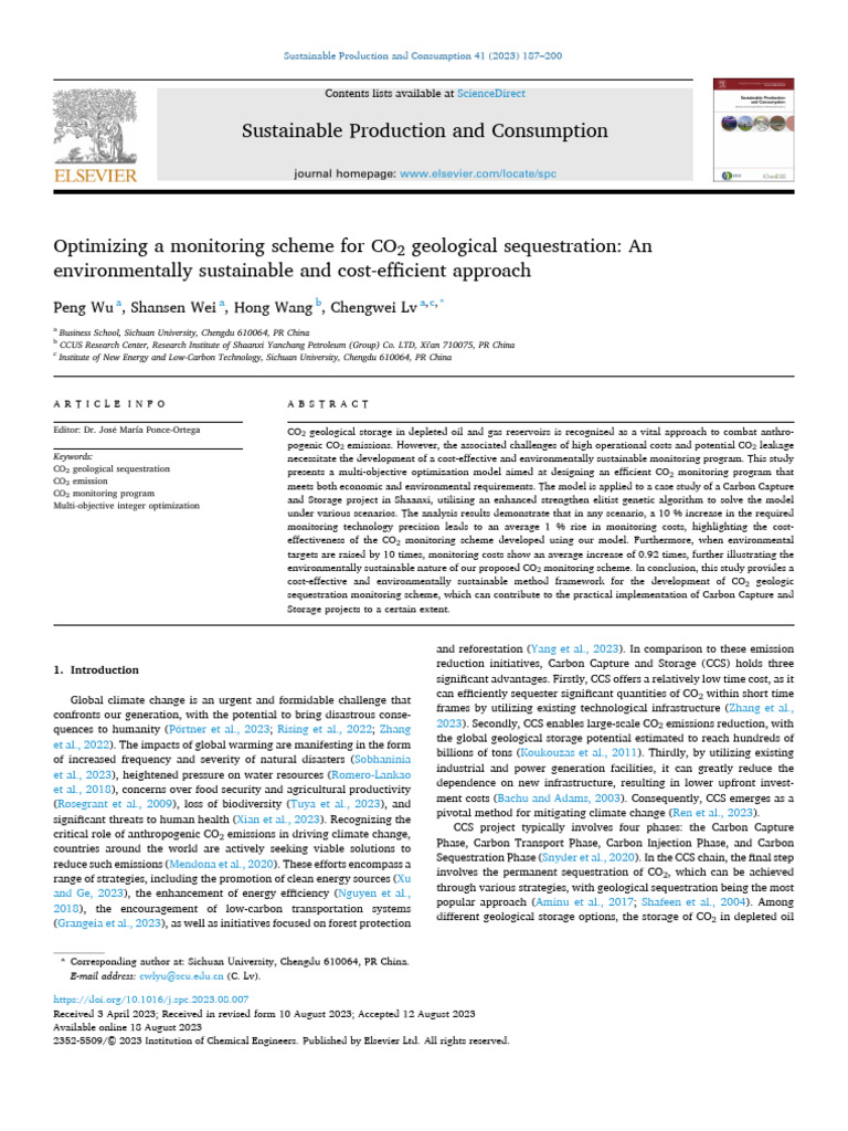 Sustainable Production Paper | PDF