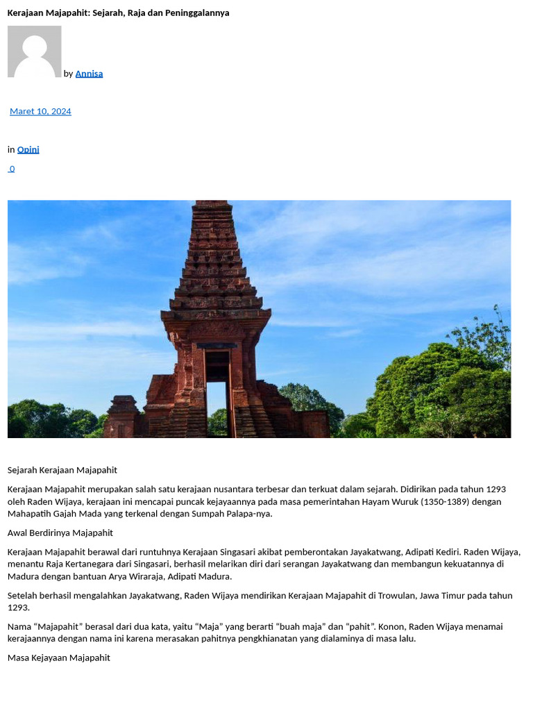 Sejarah Majapahit | PDF