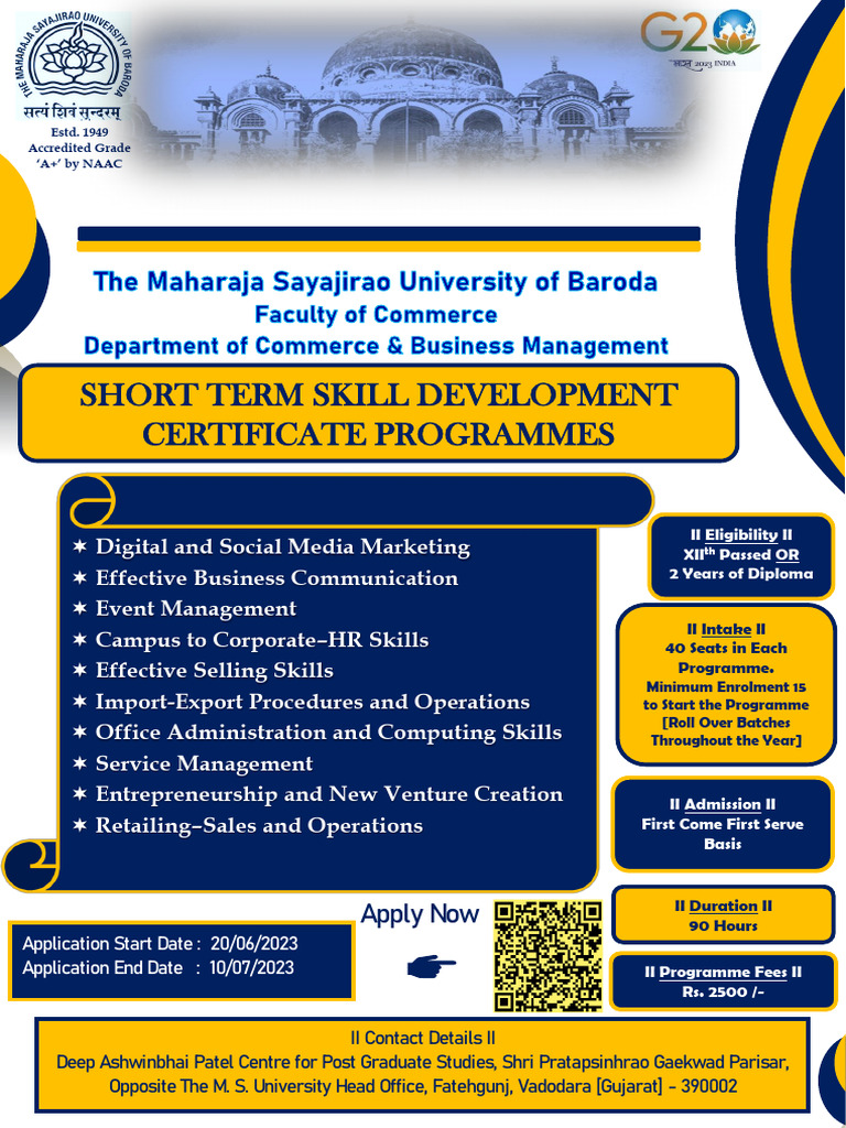 Prospectus_Short Term Skill Development Programme | PDF