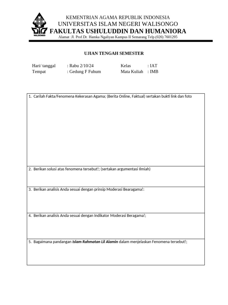 UTS-Mini Riset | PDF