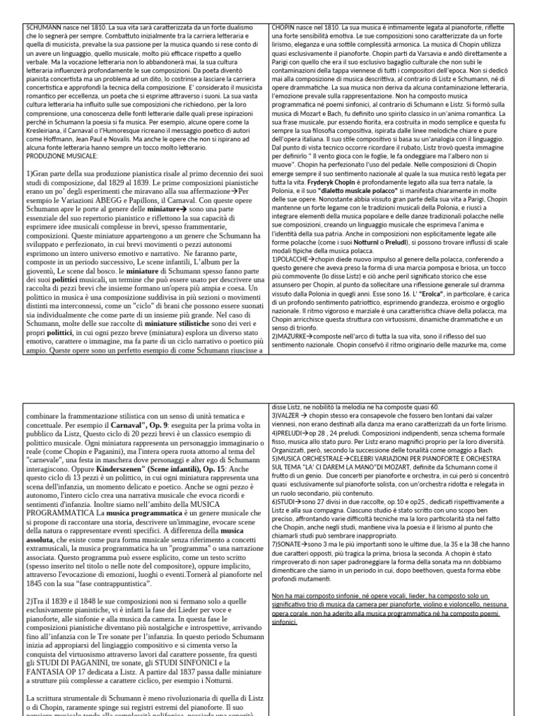 Specchietto Di Confronto | PDF