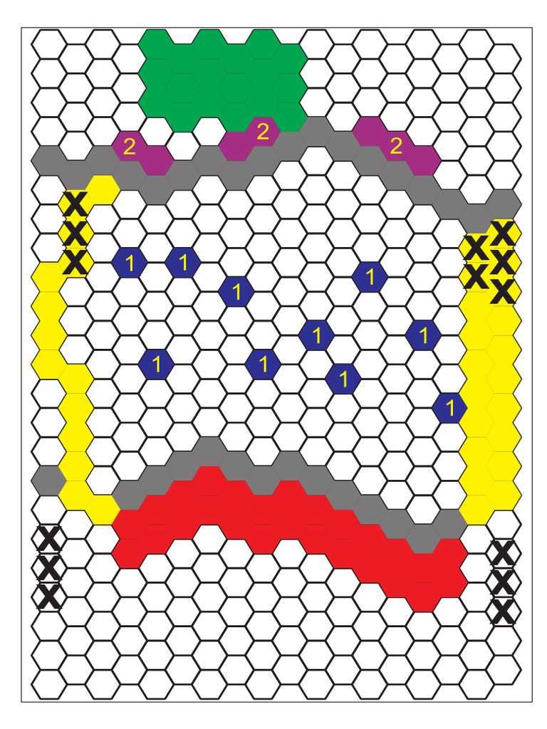 Lancer - Mapa Hex (Missão 1 Winter Scar) | PDF