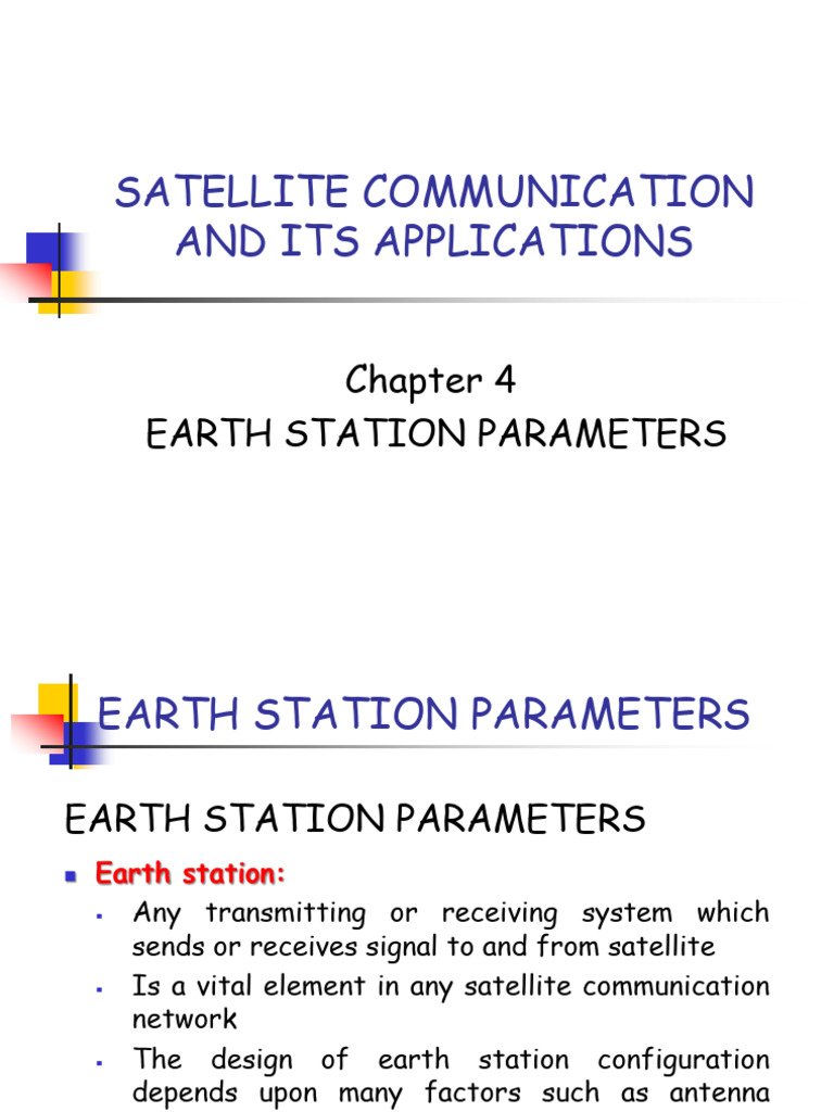 Chapter 4. Satellite Comm. Updated | PDF