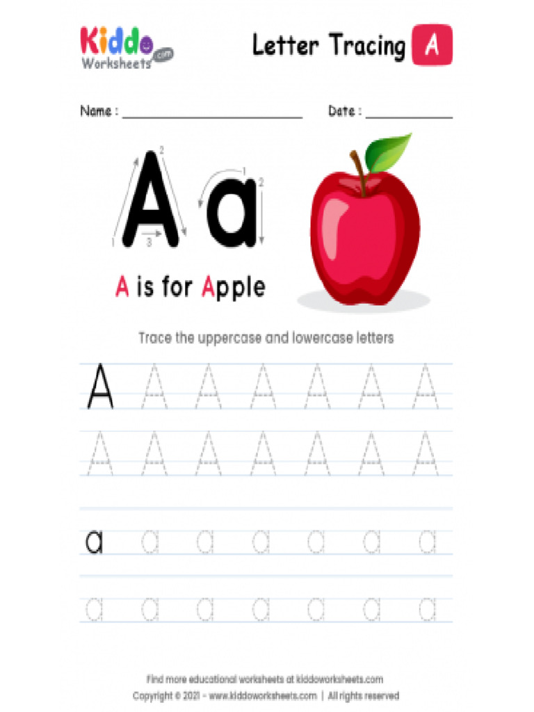 Tracing Alphabet Aa ZZ | PDF