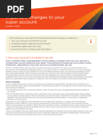 PDS-Personal Australian Super | PDF | Financial Risk | Taxes