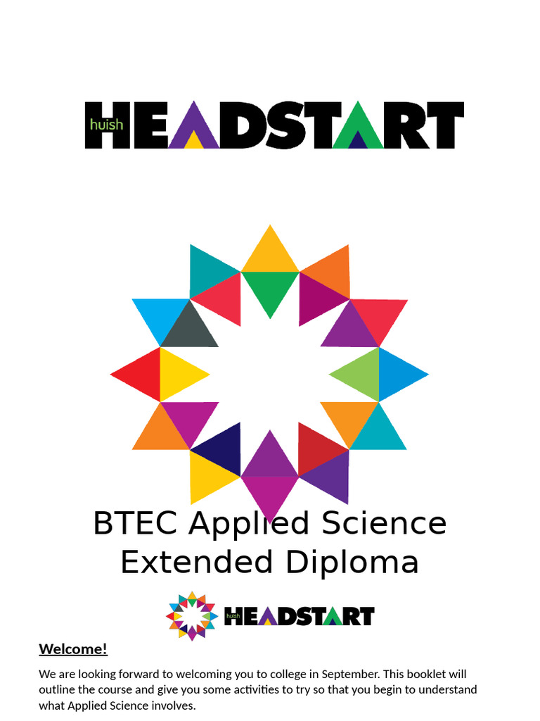 Applied Science Extended Diploma | PDF