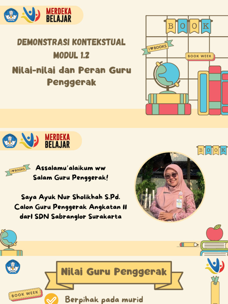 Demonstrasi Kontekstual Modul 1.2 - Ayuk Nur Sholikhah | PDF