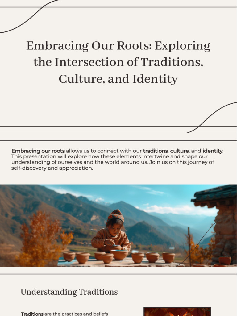Slidesgo Embracing Our Roots Exploring The Intersection of Traditions Culture and Identity ...
