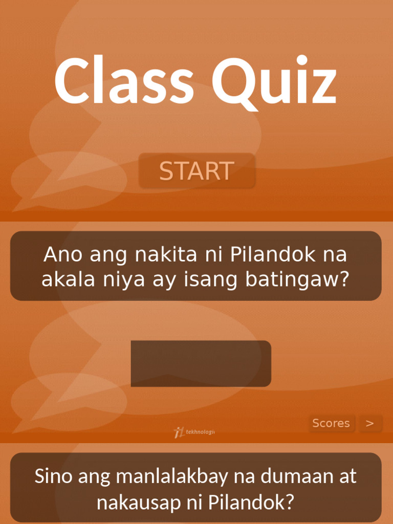 Filipino 7 - Kwiz Game - Linggo 2 - Ikaapat Na Araw | PDF