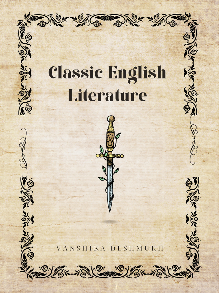 FINAL Classic English Literature- BOOK | PDF