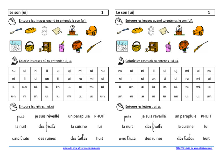 exercice-1-Le-son-ui | PDF