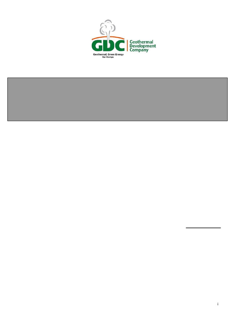 Tender For Supply and Delivery of Dry Food and Non-Food Items For GDC ...