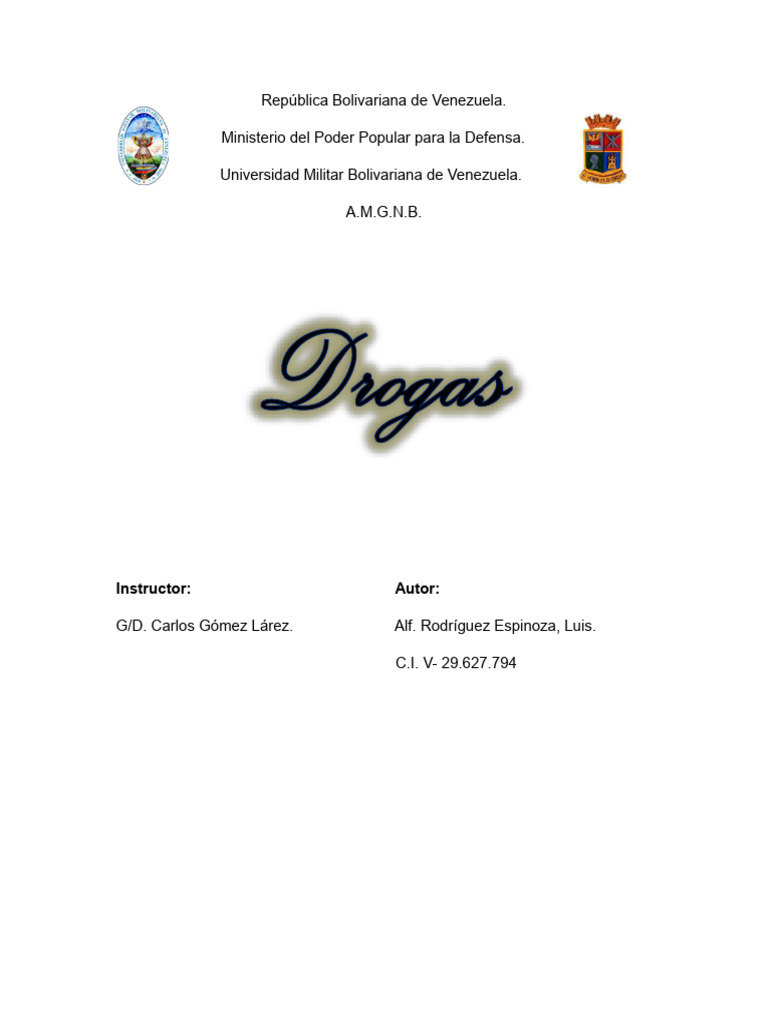 El Problema Global De Las Drogas Pdf