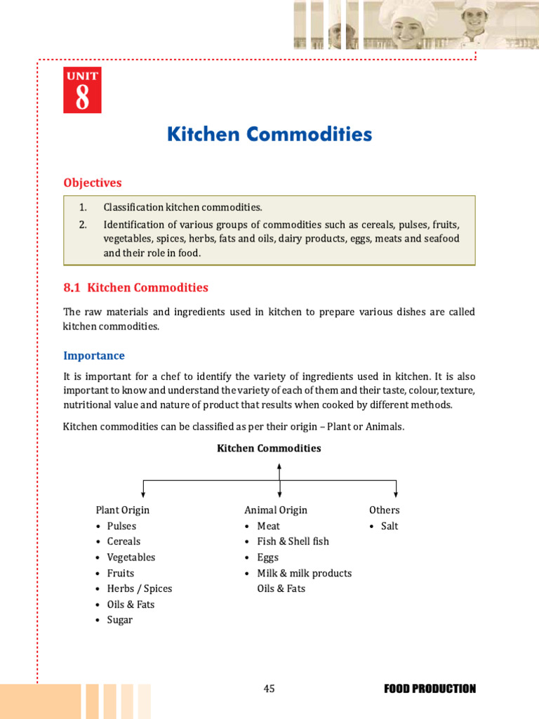 Kitchen Comodities | PDF