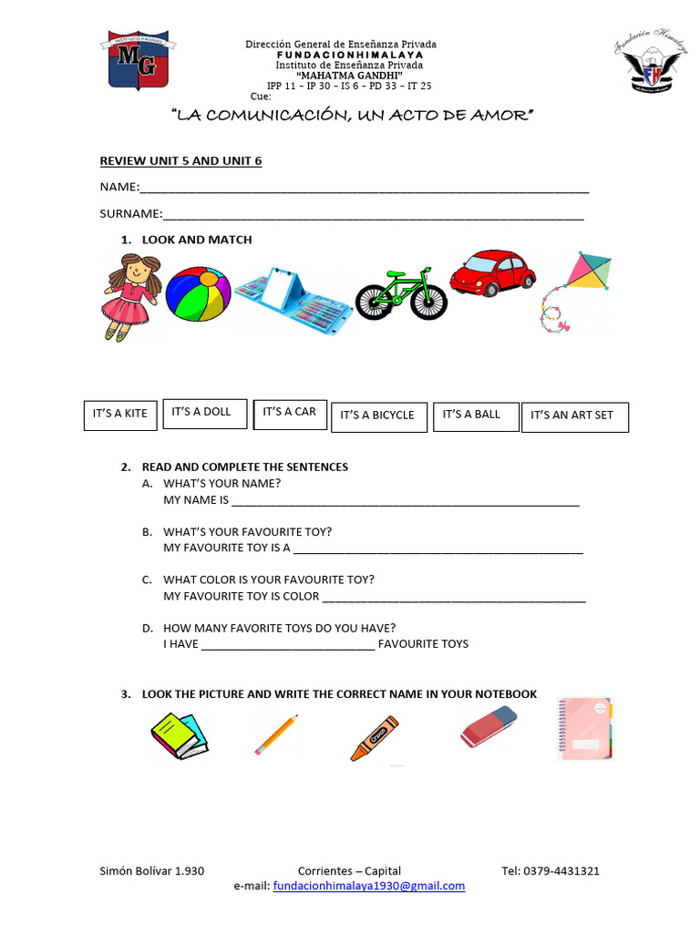 REVIEW UNIT 5 AND UNIT 6 (1) | PDF