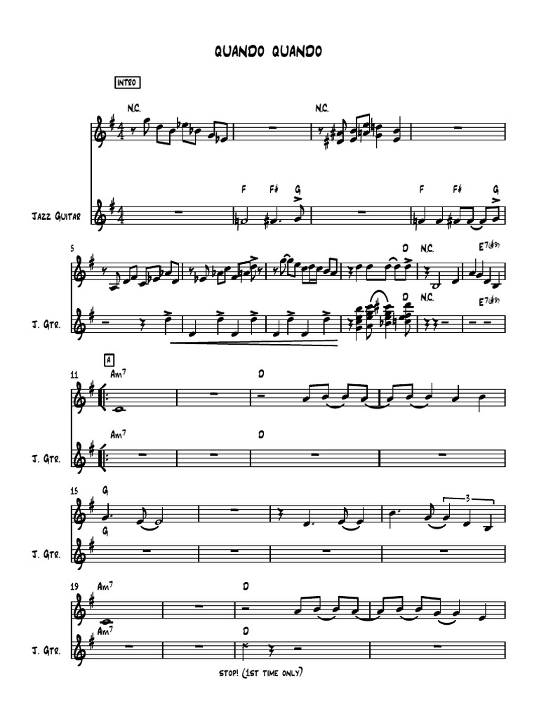 Quando Quando | PDF