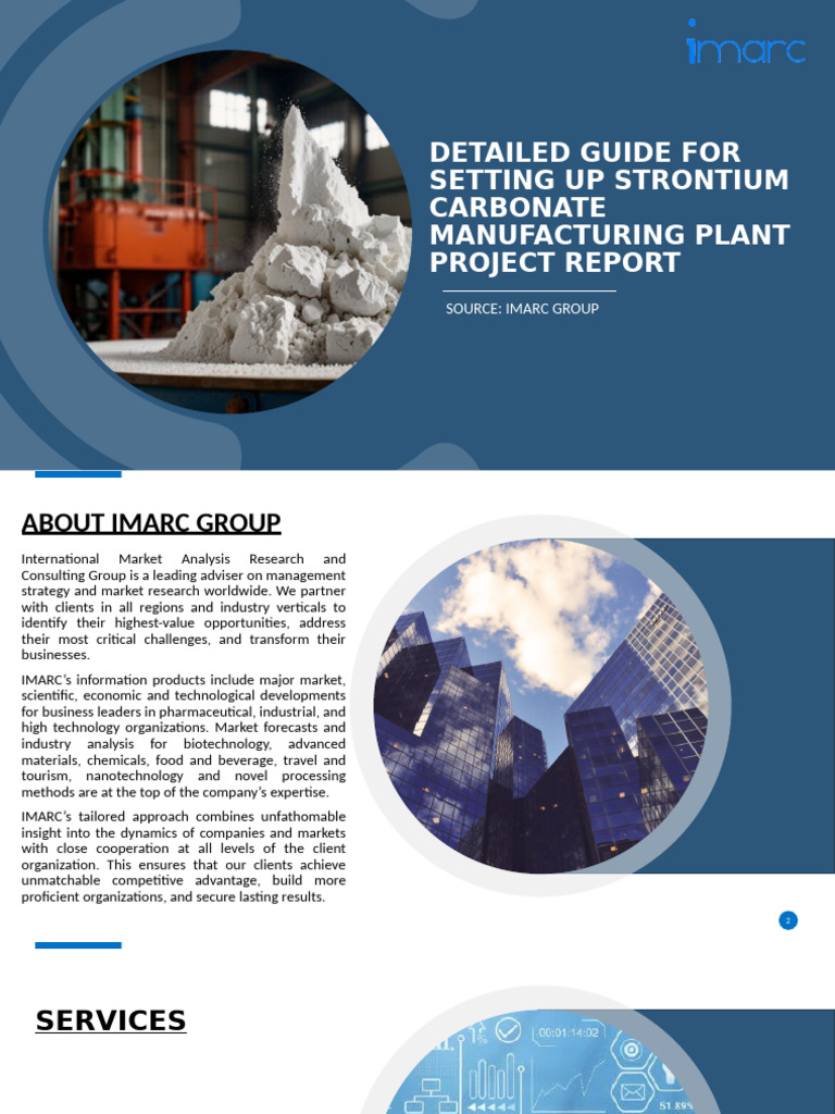 Strontium Carbonate Manufacturing Plant Project Report | PDF