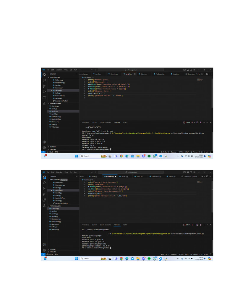 Tugas Pemrograman Komputer | PDF
