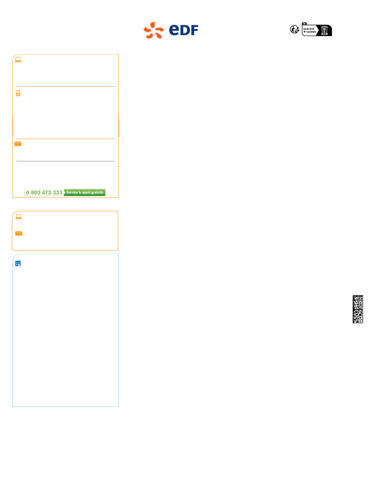 facture EDF | PDF
