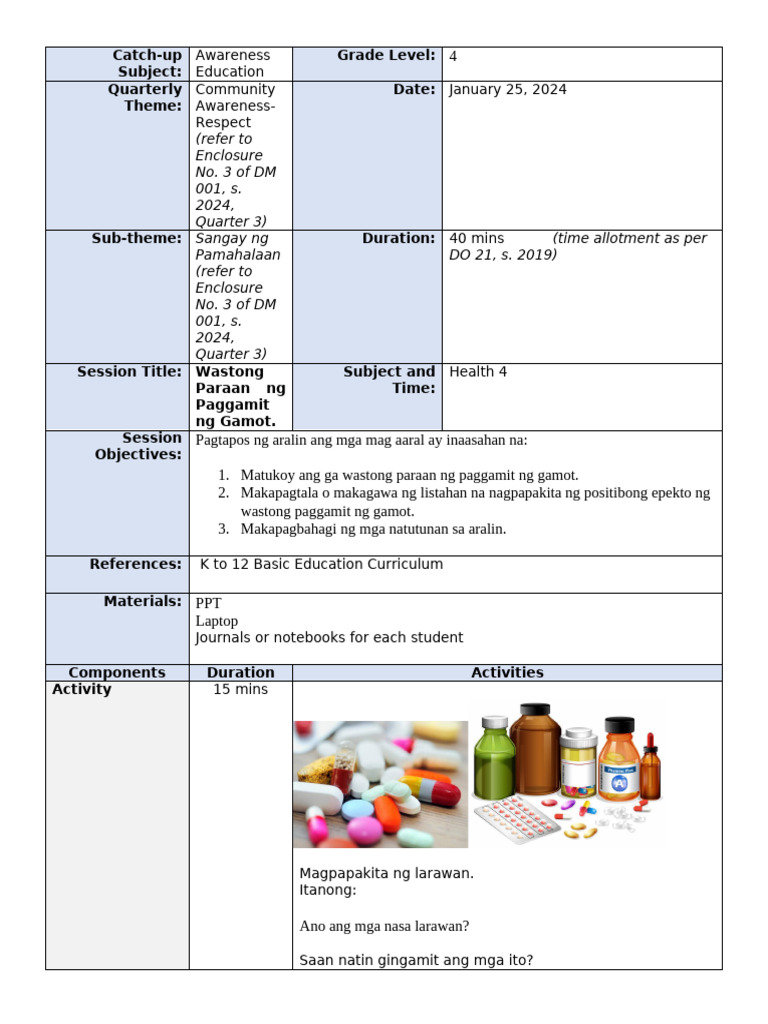 Health Grade 4 | PDF