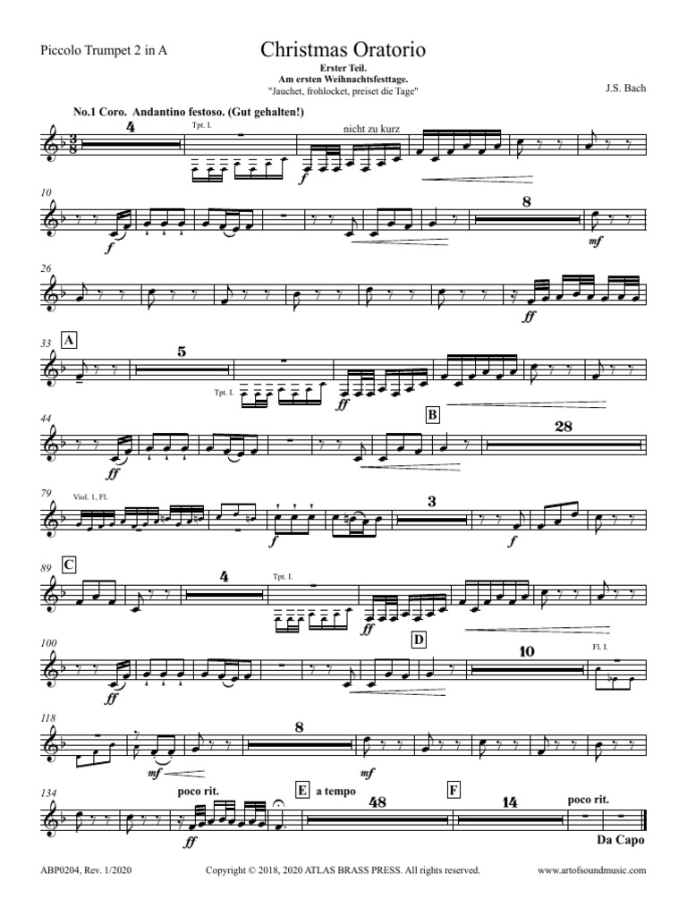 Oratorio Trompeta 2 | PDF