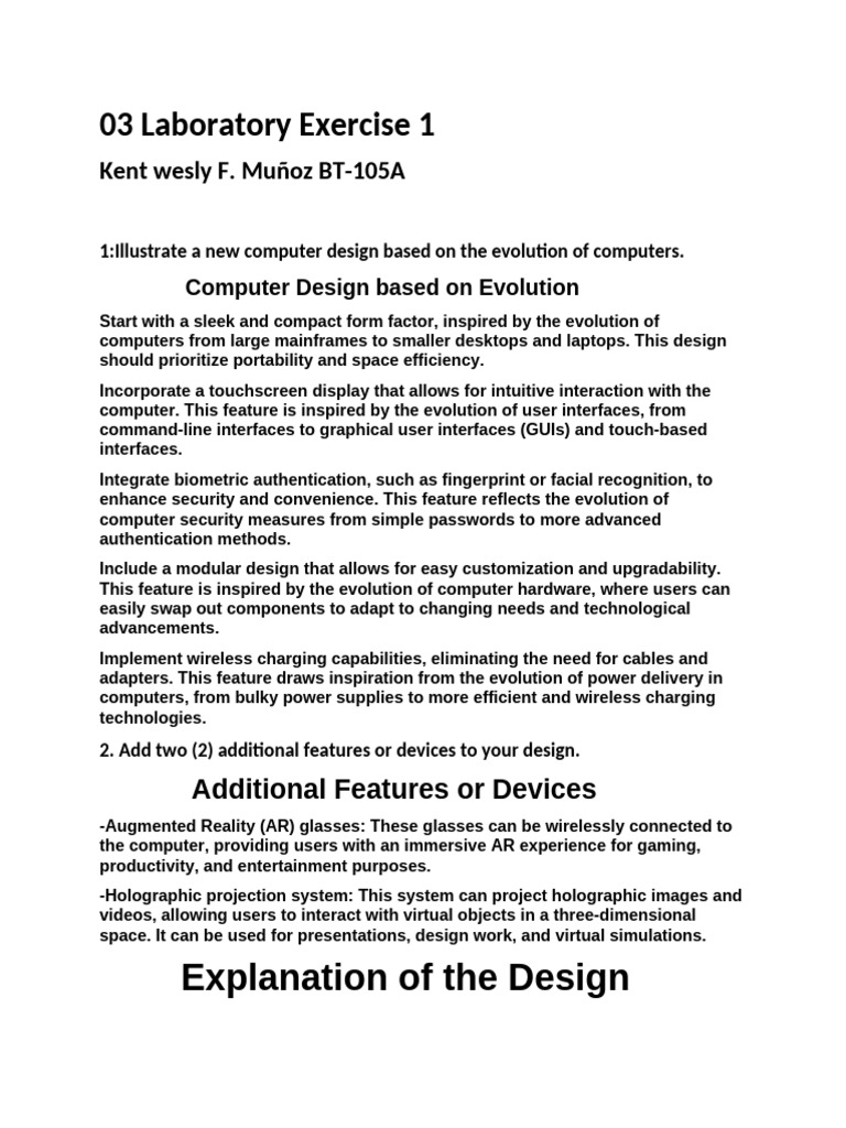 03 Laboratory Exercise 1 | PDF