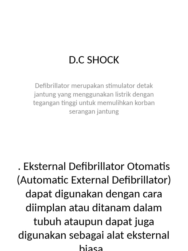 D.C SHOCK | PDF