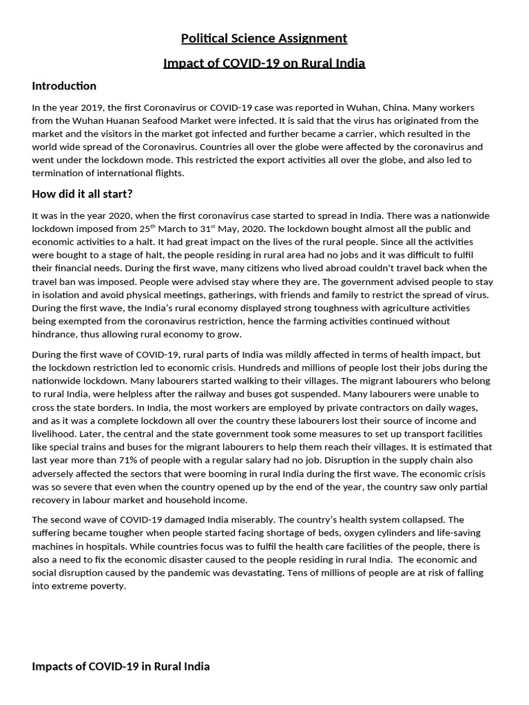 Political Science Assignment | PDF