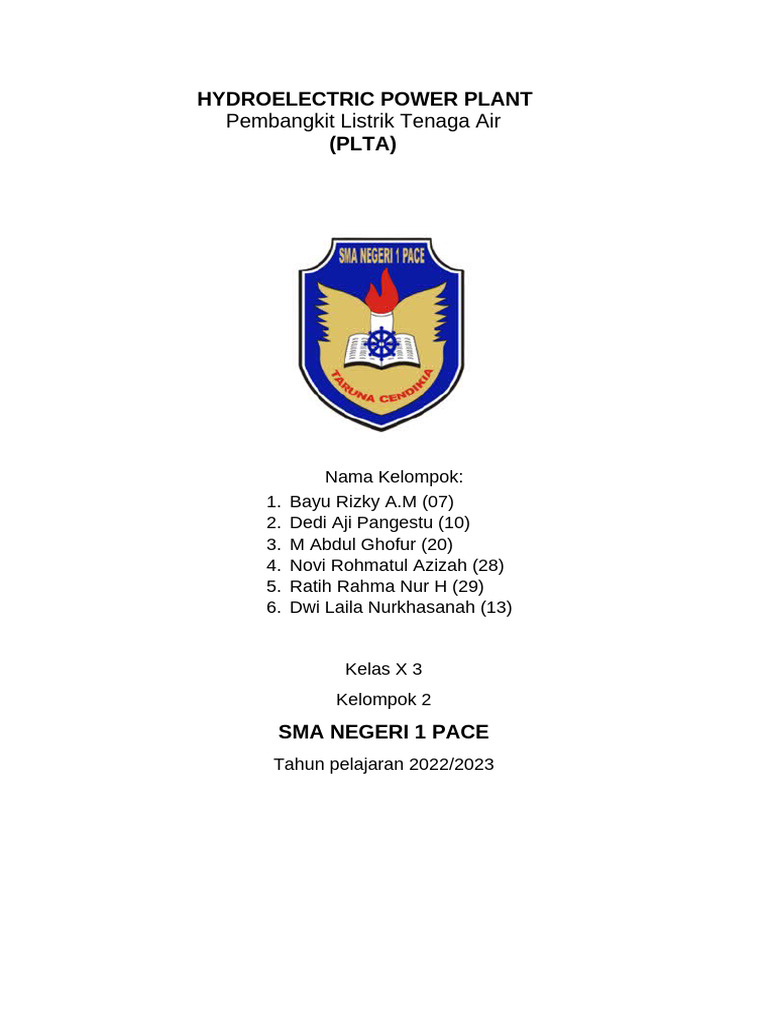 Hydroelectric Power Plan1 | PDF