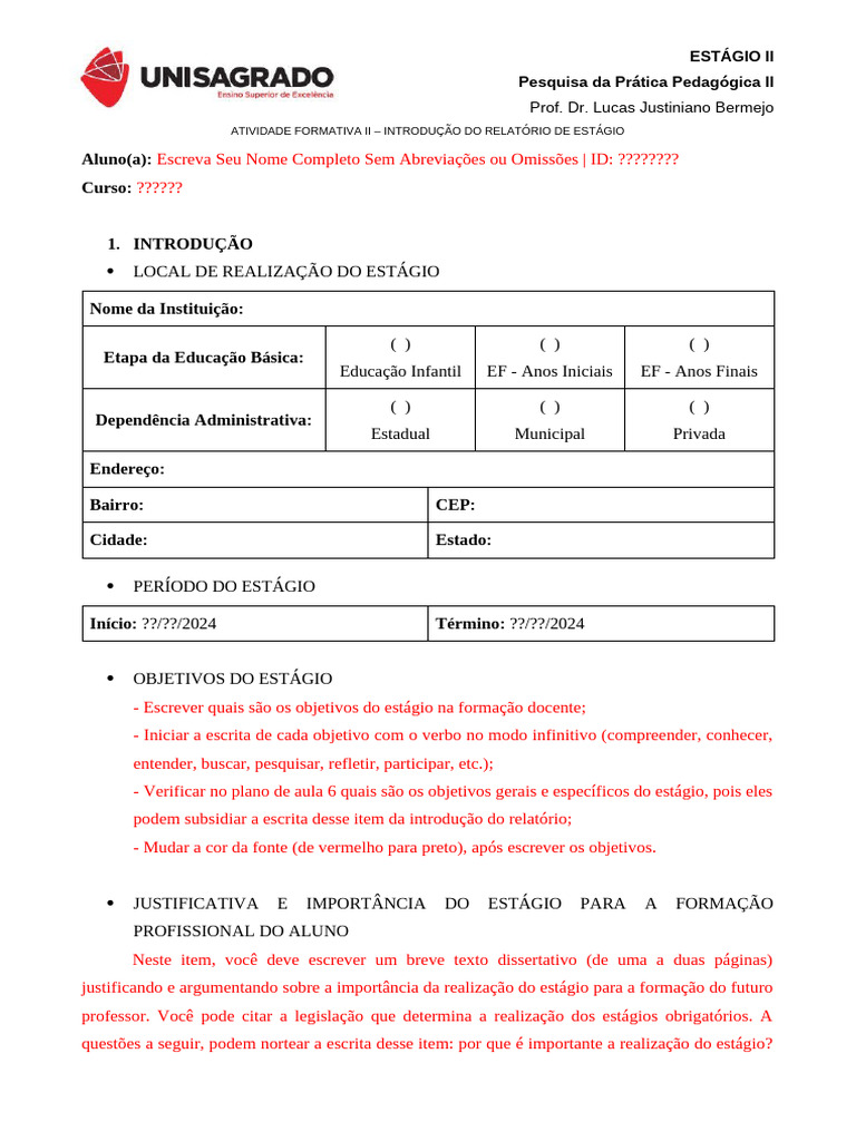 Atividade Formativa II | PDF
