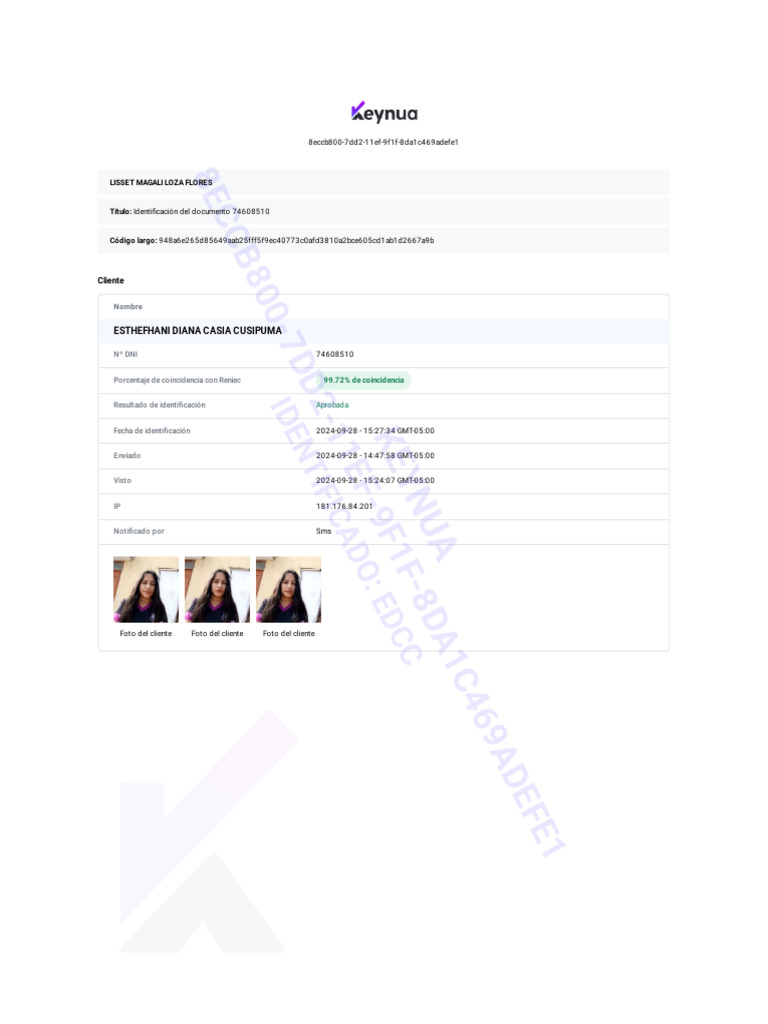 Reconocimiento facial | PDF