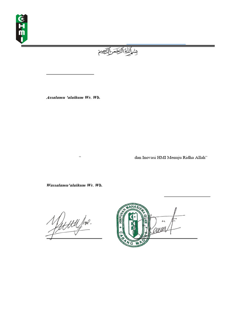 37 B Mohon Pemakaian Aula Bang Aswin | PDF