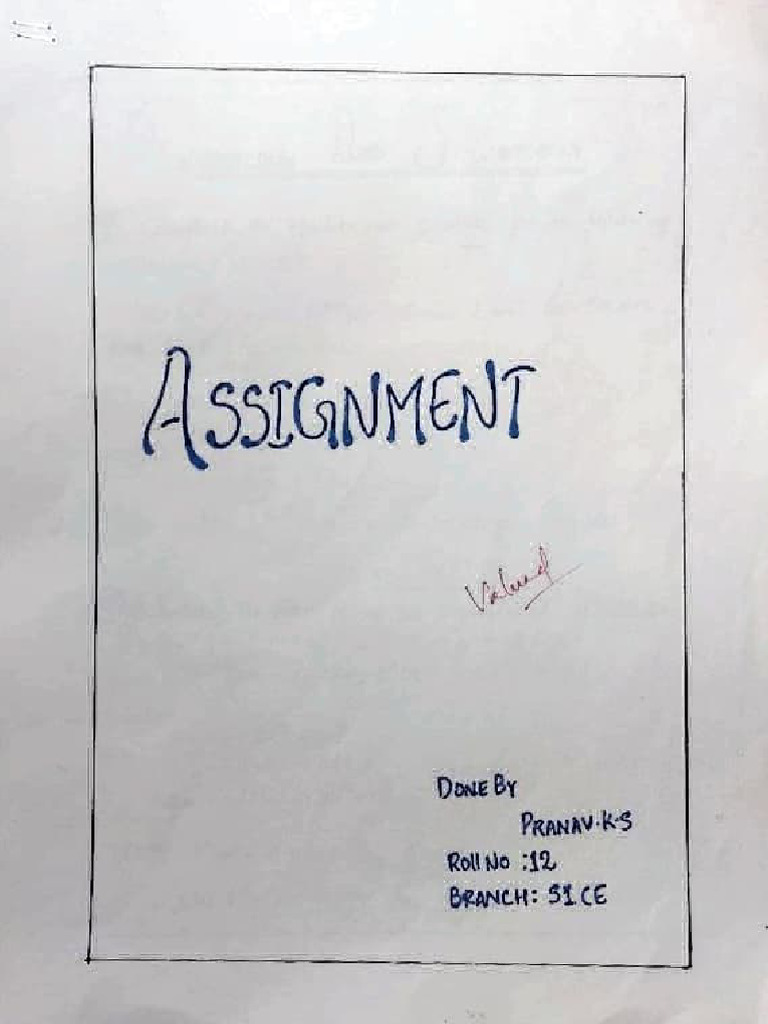 Assignment | PDF