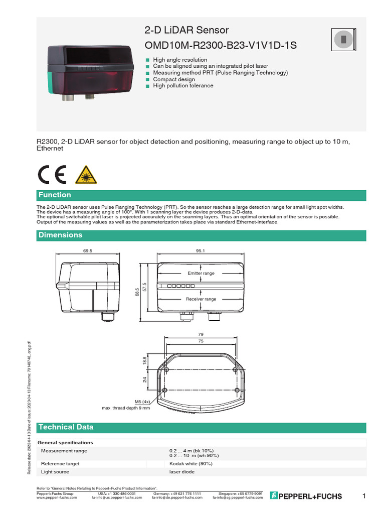 OMD10M R2300 B23 V1V1D 1S 70148748 - Eng | PDF