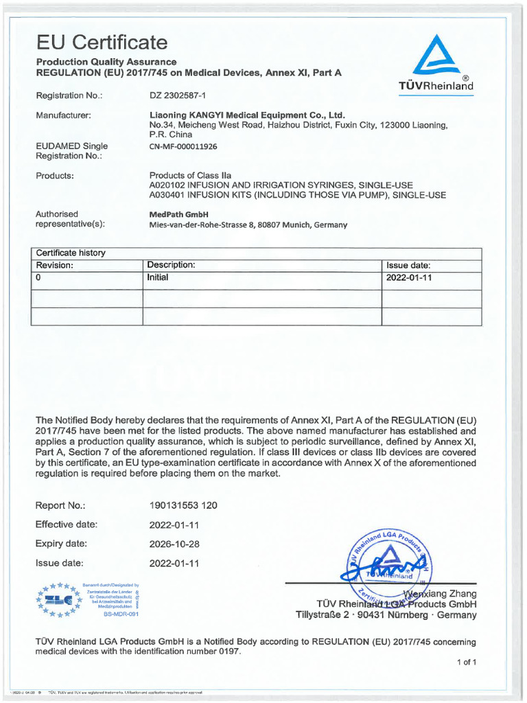 CE Certificate | PDF