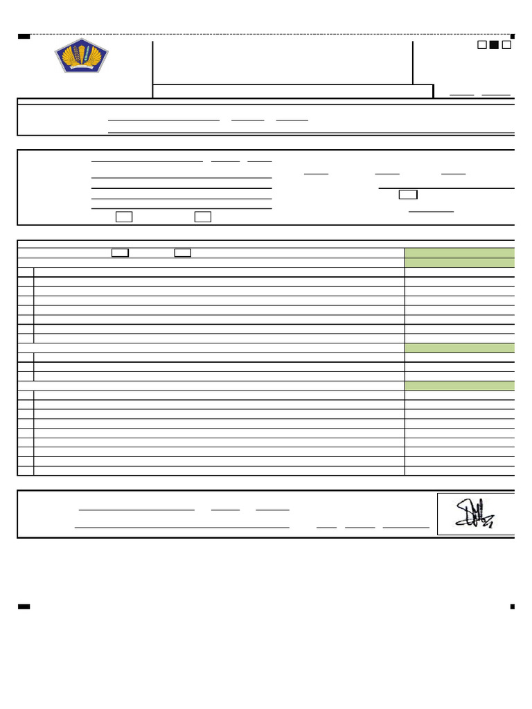 Formulir 1721-A1 | PDF