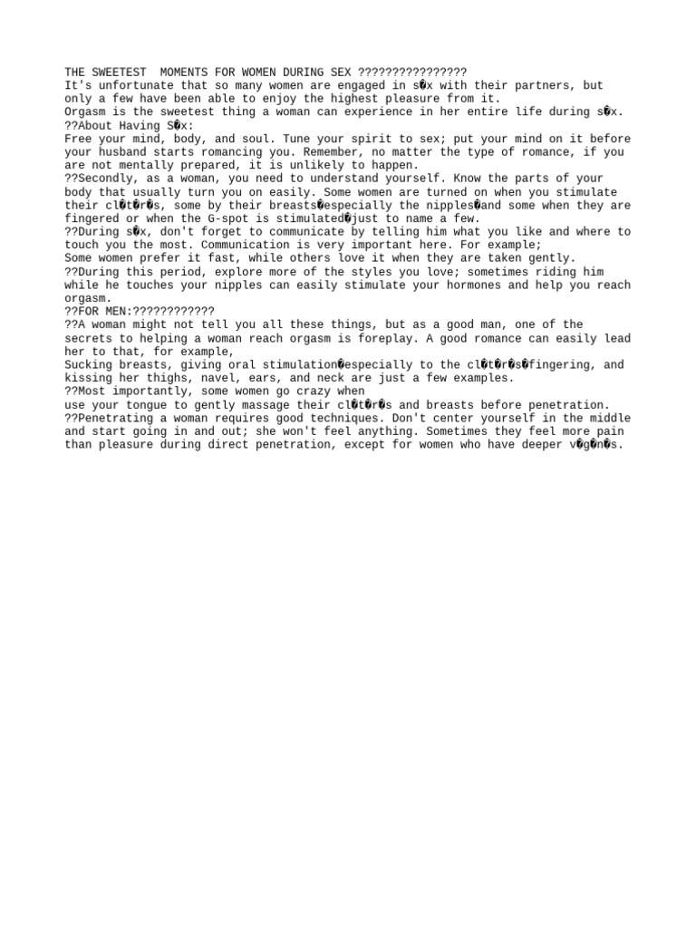 Introduction For Sex Pdf