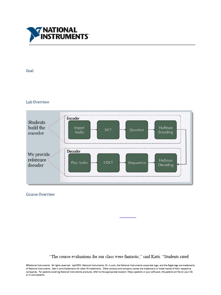 Lab 1 Overview | PDF