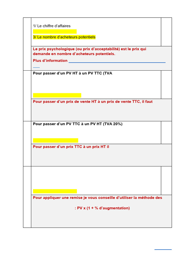 Quiz Prix 1 Correction | PDF