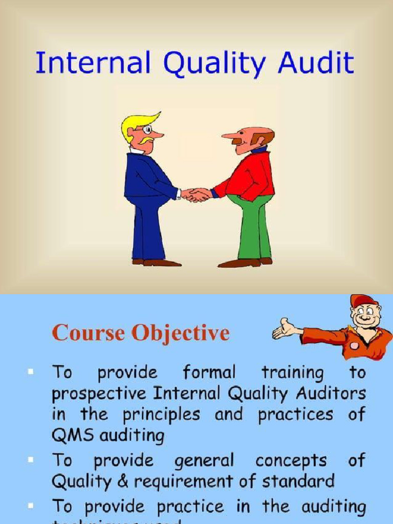 Internal Quality Audit Training | PDF