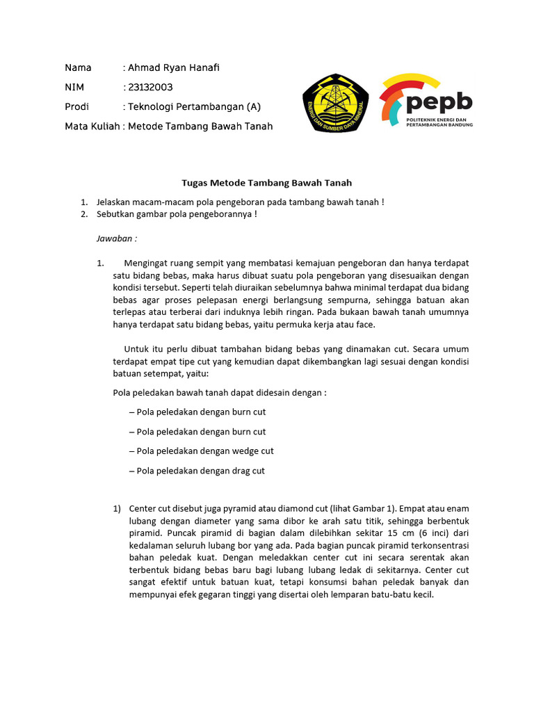 Ahmad Ryan Hanafi (Tugas TBT) | PDF