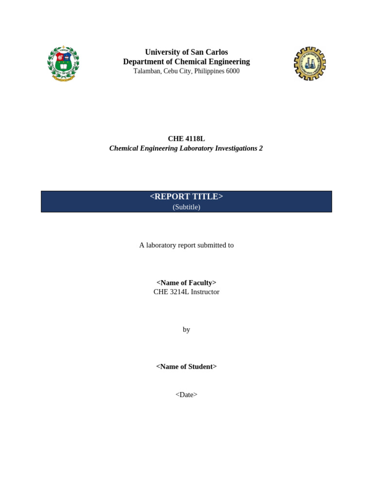 Annex 2.4 Form CHE 4118L-4 (Laboratory Report) | PDF
