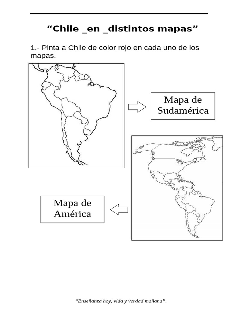 Chile en Distintos Mapas | PDF