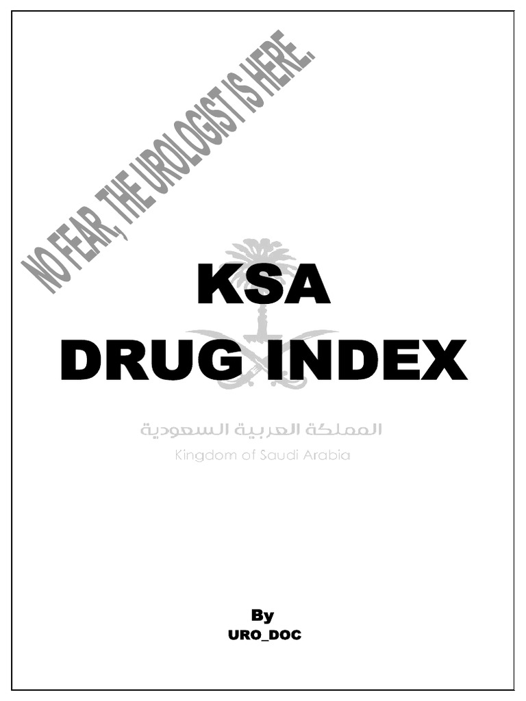 Ksa Drug Index MJB | PDF