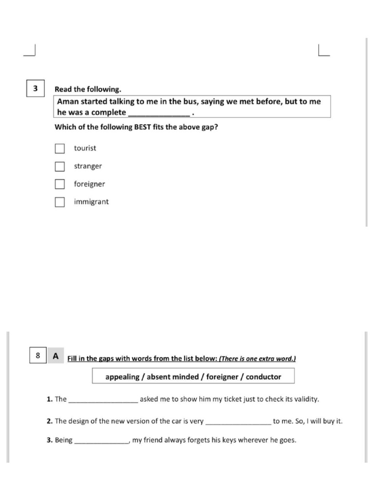 M1 Worksheets | PDF